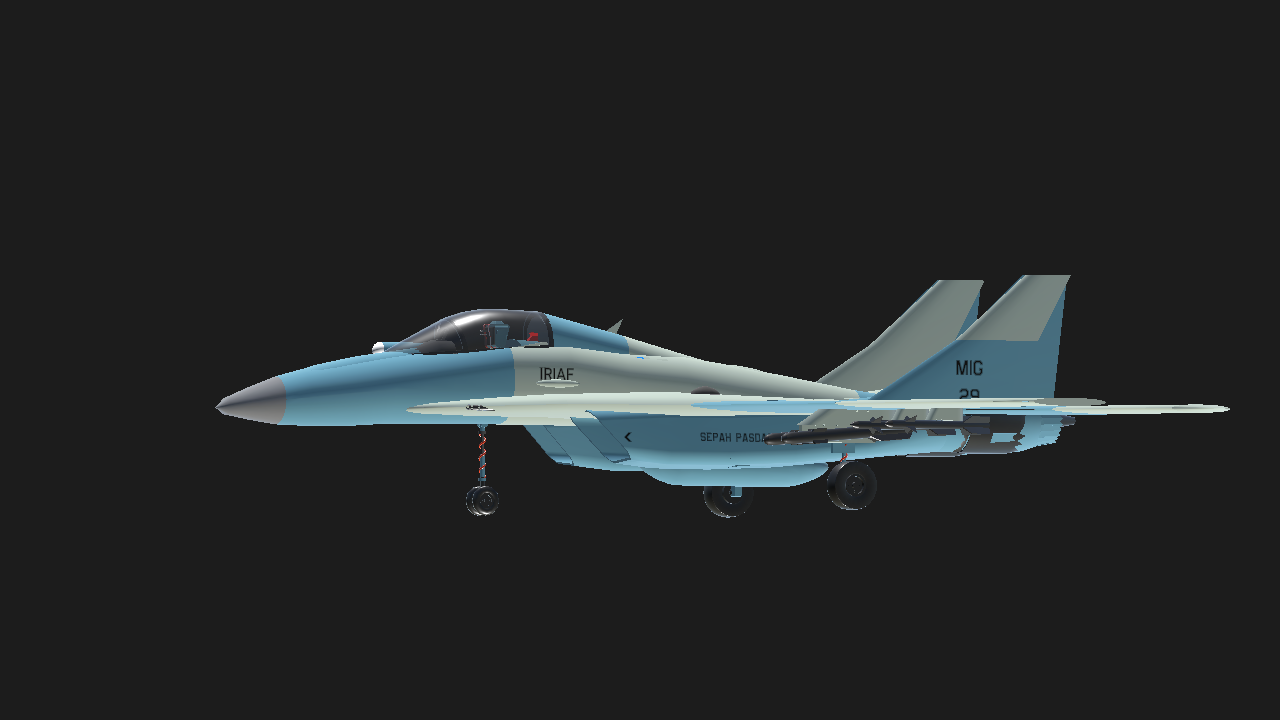 SimplePlanes | MIG29 Iranian Air Force sepah pasdaran new