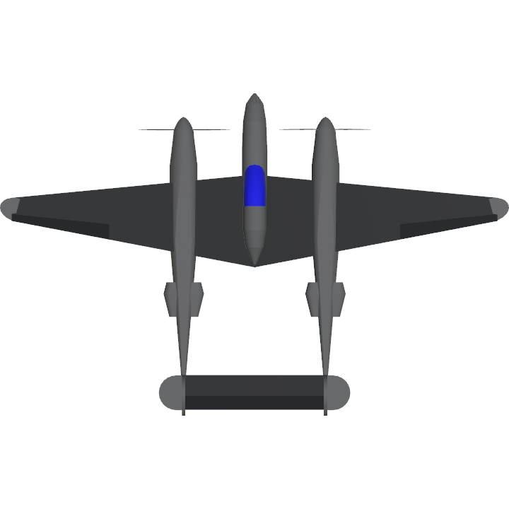 SimplePlanes | Simple P-38 Lightning