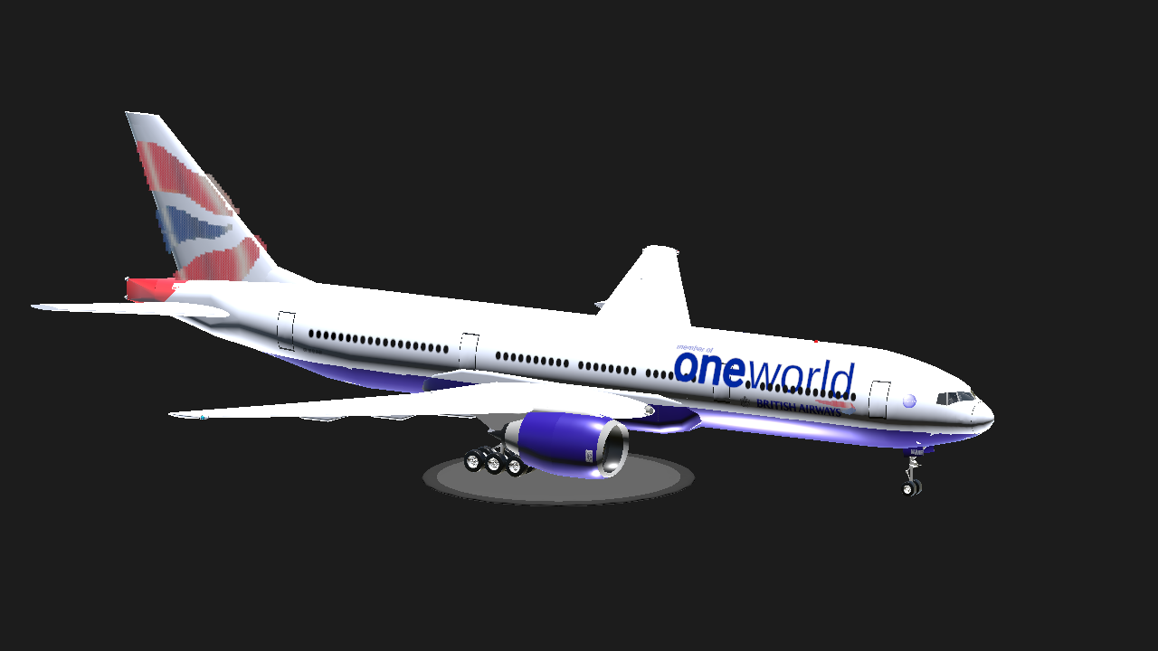 SimplePlanes | Boeing 777-200ER British Airways OneWorld Livery