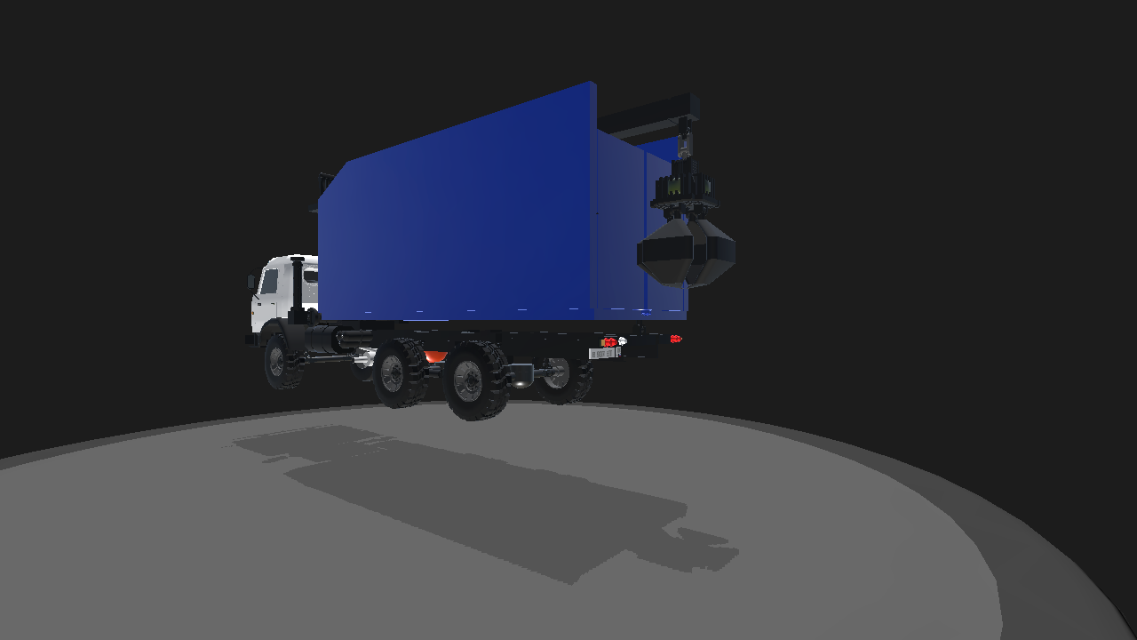 SimplePlanes | KamAz manipulator and a grab