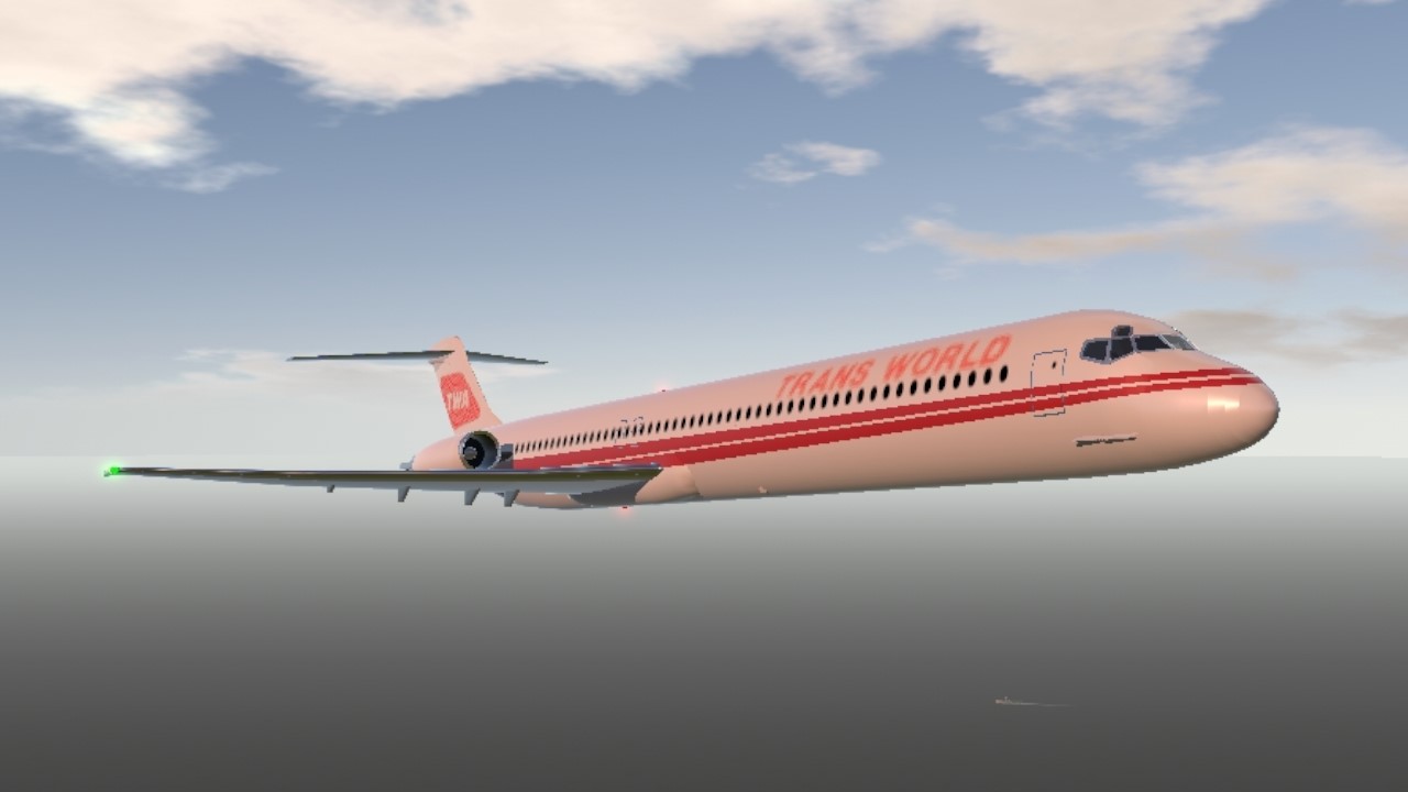 SimplePlanes | Douglas MD-83 TWA