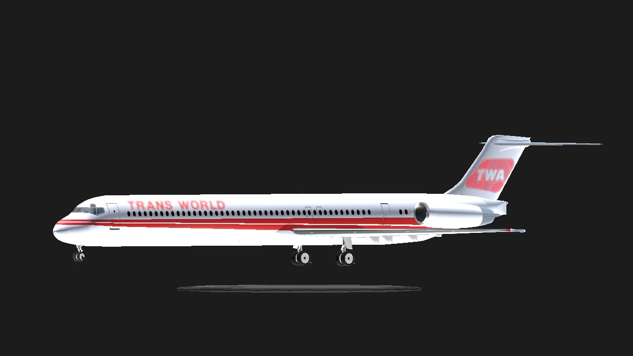 SimplePlanes | Douglas MD-83 TWA