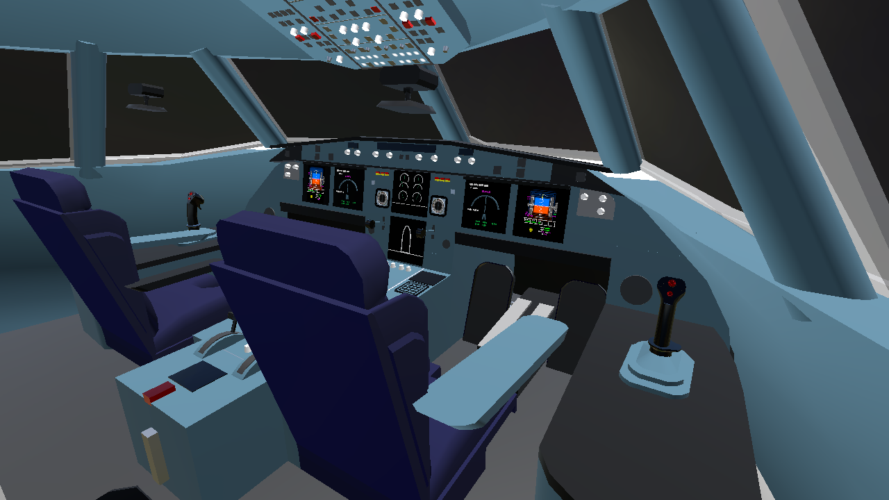 SimplePlanes | Airbus A320NEO [With Cockpit Model] Azul Rosa.