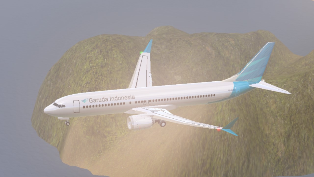 SimplePlanes | Boeing 737 Max 8 Garuda Indonesia PK-GDA