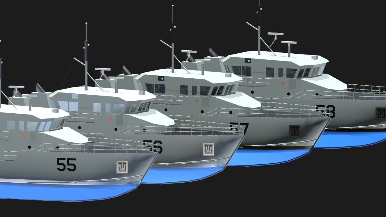 SimplePlanes | Orca Class Training Vessel - 4 Vessel Fleet