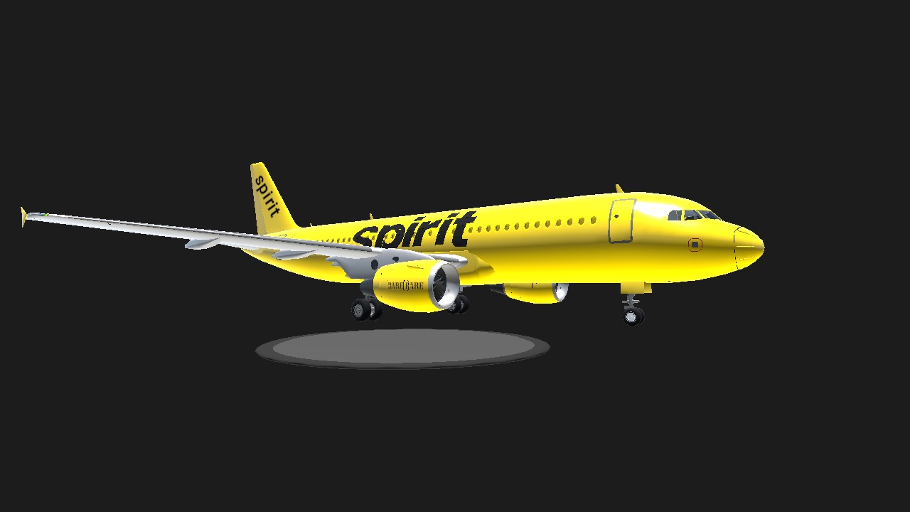 SimplePlanes | Airbus A320 Spirit (Remastered) (without cabin) (SPECIAL ...