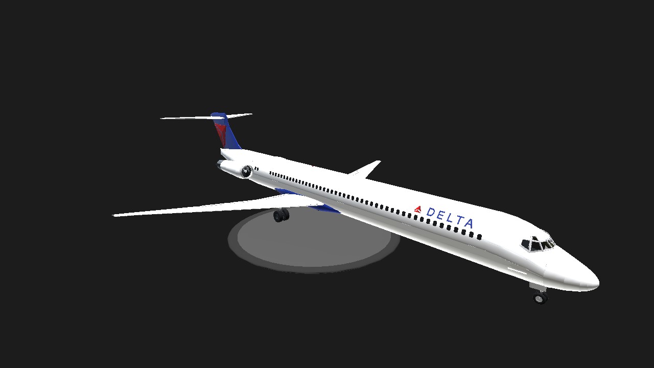 SimplePlanes | McDonnell Douglas MD-80 Delta Airlines (Without Interiors)