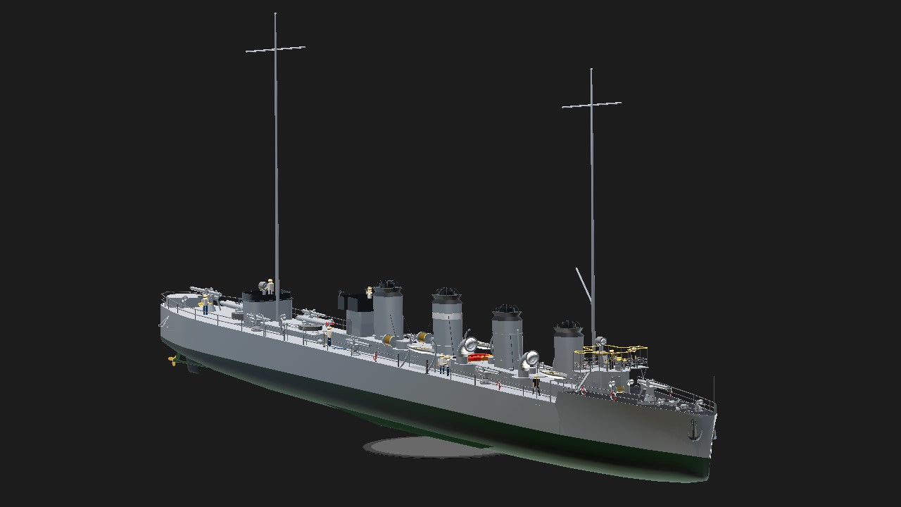 SimplePlanes | Tátra-class destroyer SMS Lika