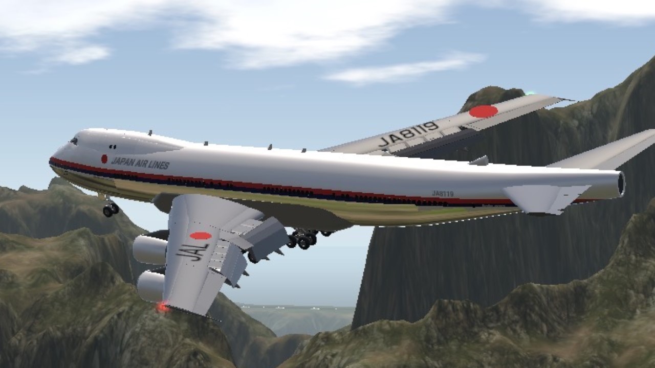 SimplePlanes | Boeing 747-SR [JAL 123]
