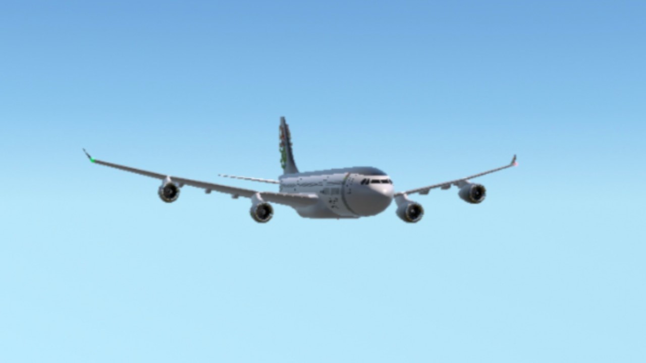 SimplePlanes | Airbus 340-200 AFRIQIYAH 5A-ONE