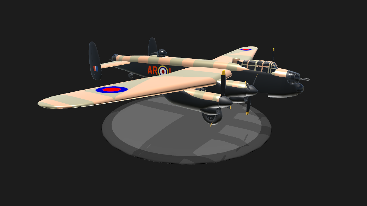 SimplePlanes | [Avro Lancaster bunker buster