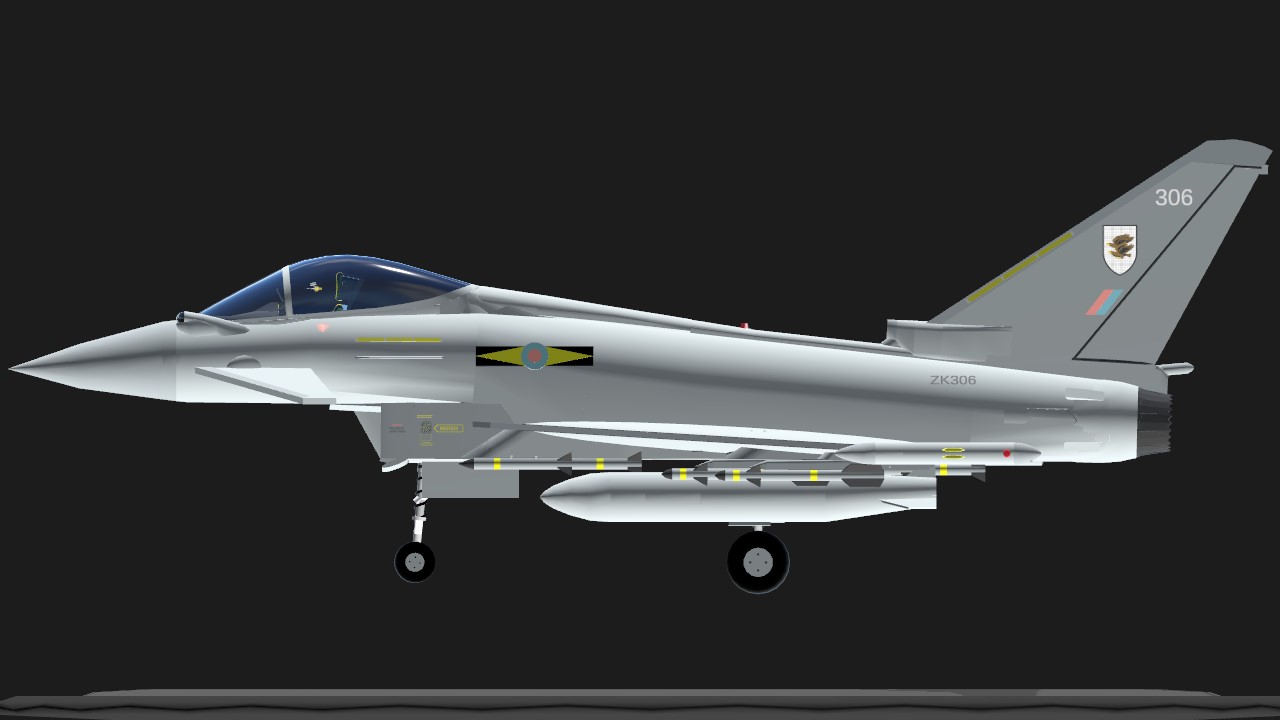 SimplePlanes | RAF Eurofighter Typhoon FGR.4 ZK306