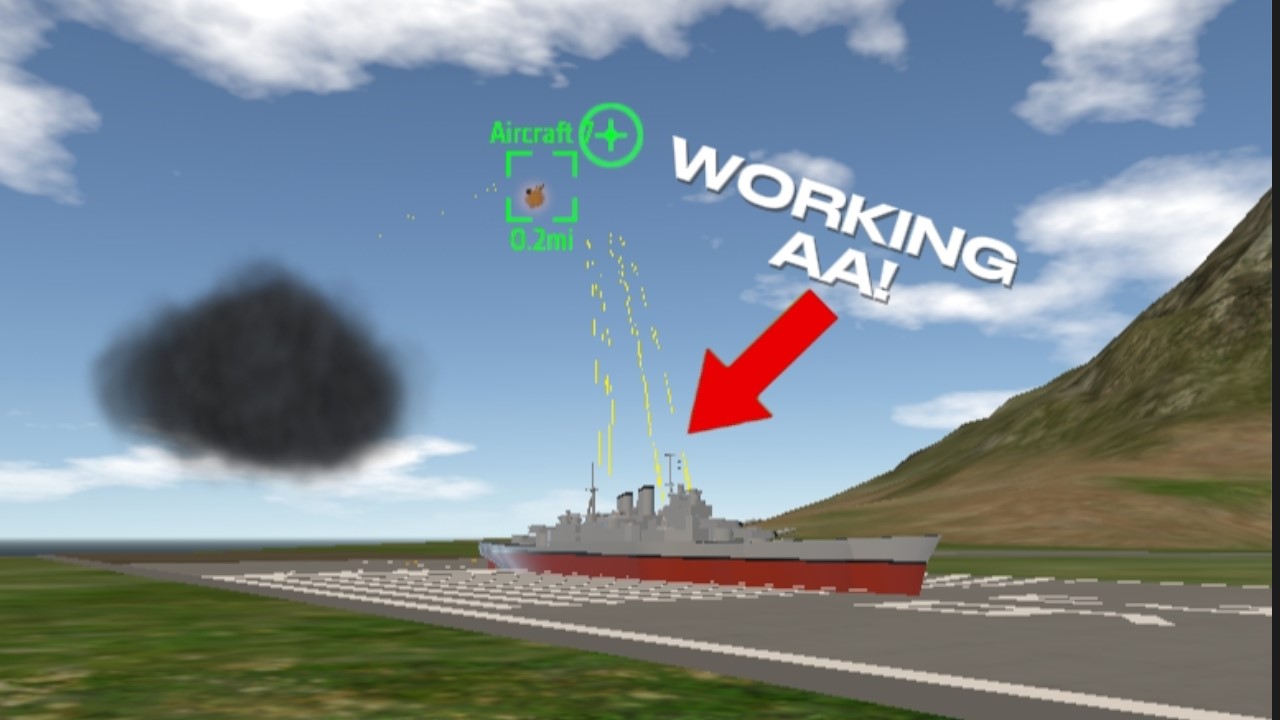 SimplePlanes | [MCR] HMS Dominion (working AA)