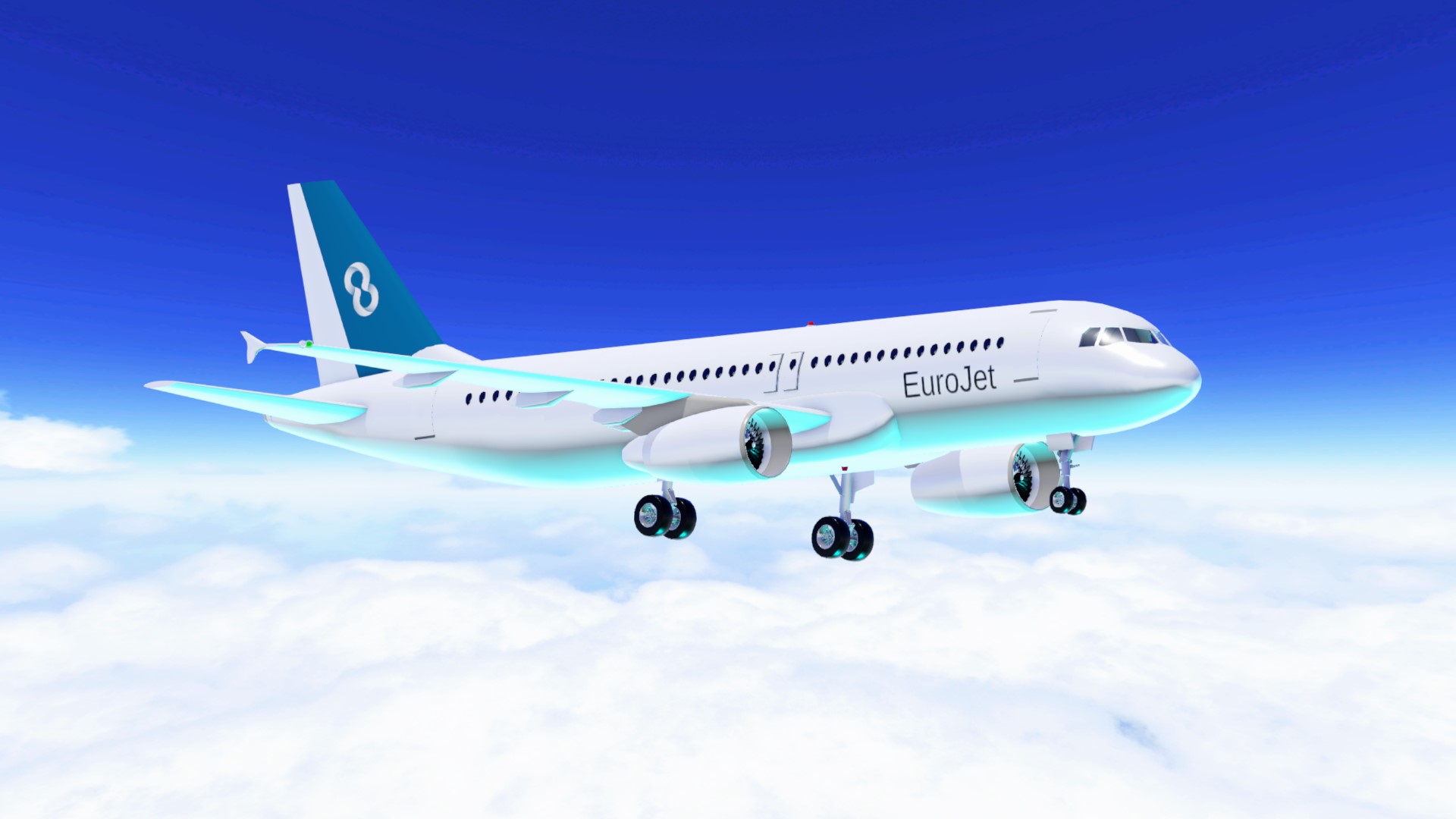 SimplePlanes | Airbus A320 Eurojet Livery (My First SP2 Post)