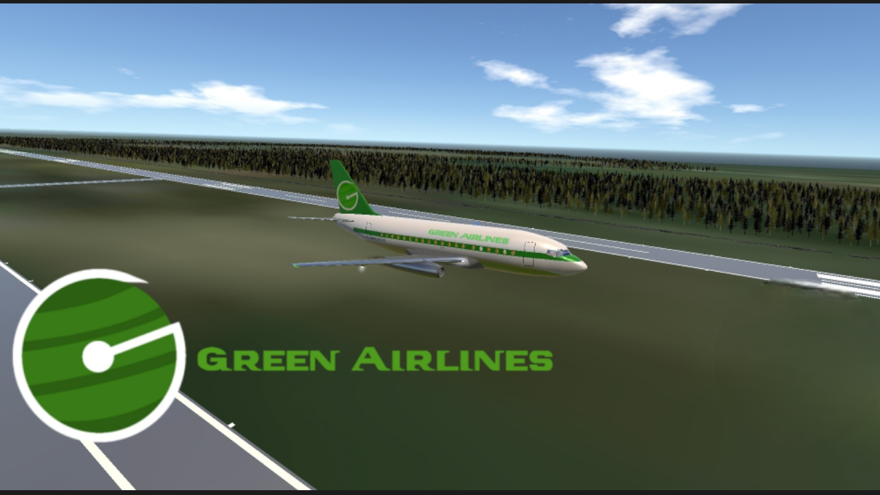 SimplePlanes | Boeing 737-200 Green Airlines