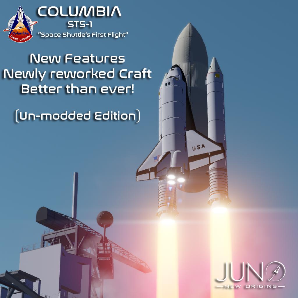 Juno: New Origins | STS-1 Space Shuttle Columbia V4 (Un-Modded Edition)